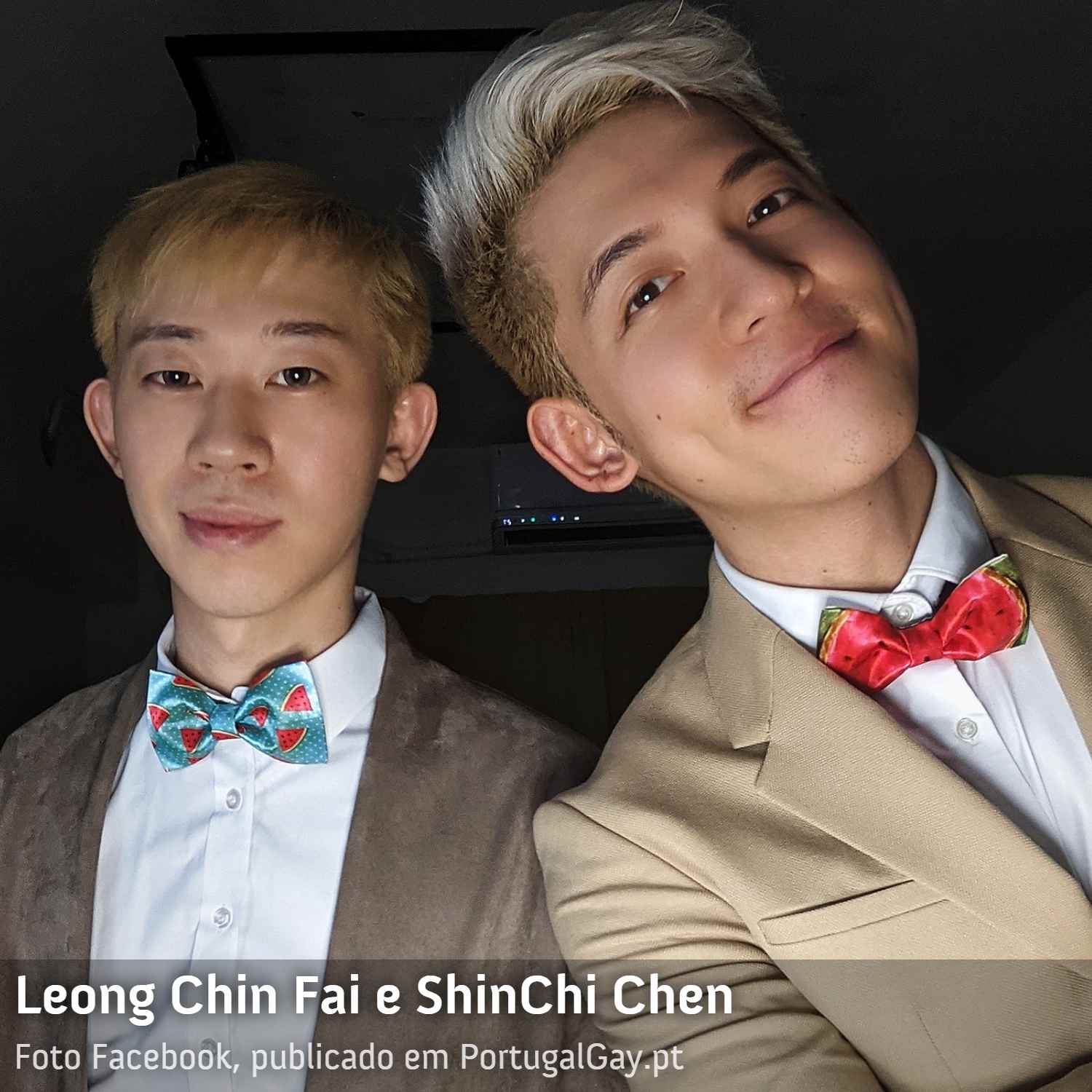 2021 Taiwan Casal Gay Taiwanês Macaense Casou Se Após Histórica